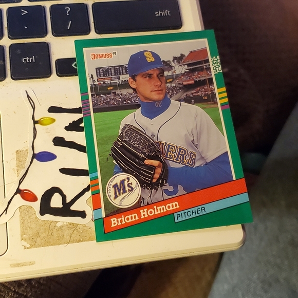 Other | Brian Holman Baseball Card | Poshmark